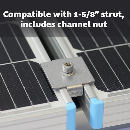 Snapklik.com : Adamax SPMC158-5PK Solar Panel Mid Clamps For 1-5/8 In ...