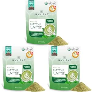 Amazon.com : Navitas Organics Matcha Latte, 11.1oz Value Size Bag, 35 ...