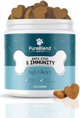 PureBlend Animal Care Anti-Itch & Immunity Dog Treats – Dog itchy skin ...