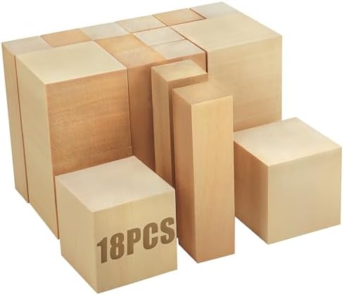 Amazon.com: BeaverCraft BW19 Basswood Carving Blocks Whittling Wood ...