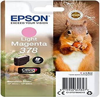Epson 378XL Black Squirrel High Yield Genuine, Claria Photo HD Ink ...