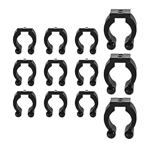 NOOBECR MIQ 12 Pieces Billiards Snooker Cue Clips Cue Clamps Fishing ...