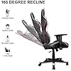 Amazon.com: INLAND MACH Ergonomic Racing Style Recliner Gaming Chair ...