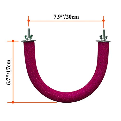 Snapklik.com : Rypet Parrot Perch Rough-surfaced - Quartz Sands Bird ...