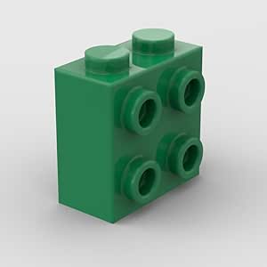 Amazon.com: Classic Green Brick Bulk, Brick, 1x2x1 2/3 with Four Studs ...