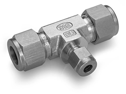 Ham-Let Stainless Steel 316 Let-Lok Compression Fitting, Tee, - Want It All