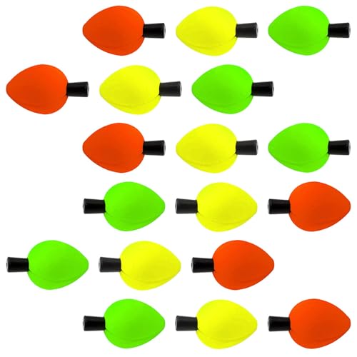 nuanzhiyuan 18pcs Floating Bobbers Indicators Fishing Bobbers for ...