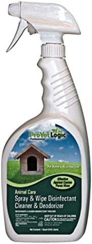 Amazon.com: ProVetLogic Spray & Wipe Disinfectant Cleaner & Deodorizer ...