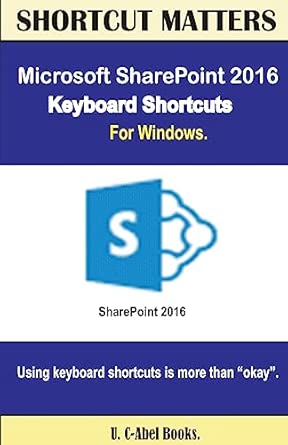Microsoft SharePoint 2016 Keyboard Shortcuts For W : Buy Online at Best Price in KSA - Souq is ...