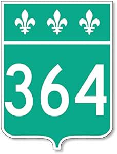 Amazon.com - Sign Shaped Quebec Highway 364 Sticker (mauricie Canadian ...