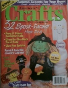Crafts Magazine (October 1998, 32 Spook-Tacular Hot- to's, Paint a ...