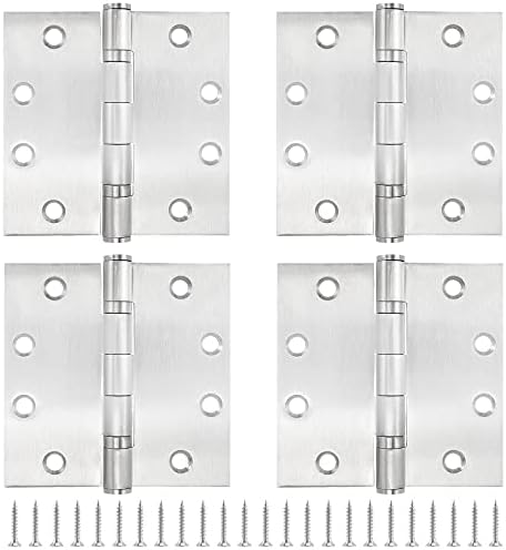 6-Pack Heavy Duty Commercial Door Hinge with Silent Steel Plain Ball ...