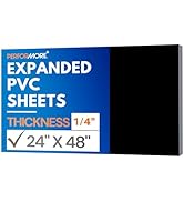 Amazon.com: Performore Expanded PVC Sheet – Lightweight Rigid Foam ...