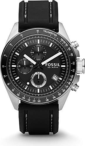 Fossil Men Resin Decker Chronograph Black Dial Watch - Ch2573, Band ...