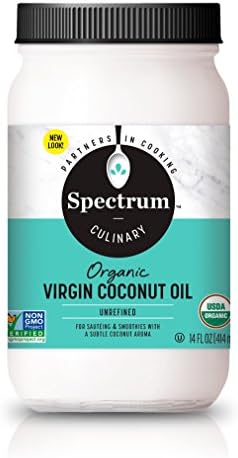 Amazon.com : Spectrum Culinary Organic Unrefined Virgin Coconut Oil, 14 ...
