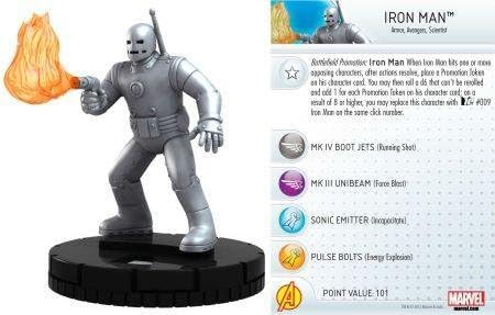 Amazon.co.jp: Marvel Heroclix 10th Anniversary Iron Man #12 counter top ...