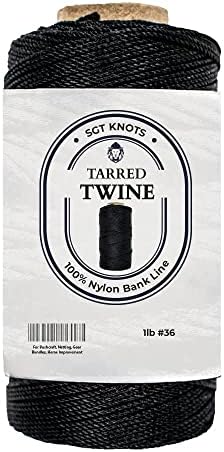 Tarred Twine Bank Line - (250 LB Break Strength, 200 Feet) - 100% Nylon ...