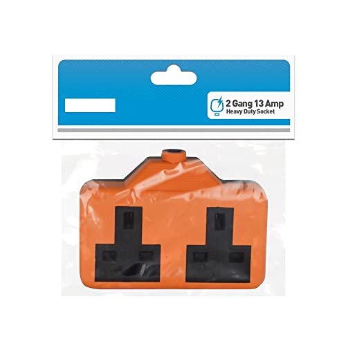 Heavy Duty Electrical Re-Wireable Rubber Block Extension Socket ...