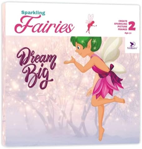 Buy TOYKRAFTT Sparkling Fairies Themed Craft Kit Activity for Kids Ages ...