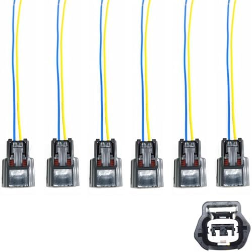 Amazon.com: 6PCS Fuel Injector Nozzle Connector Plug Harness Pigtail ...