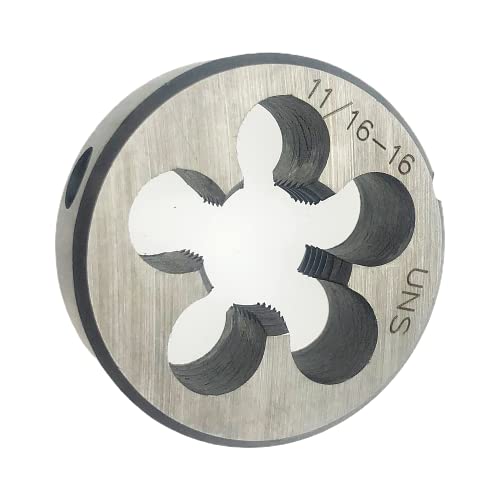 Amazon.com: 11/16 "-16 Die UN Round Roscado Die Die RH 11/16 x 16 Die ...