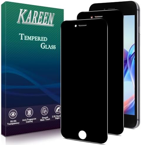 Amazon.com: KAREEN [2-Pack Privacy Screen Protector For iPhone SE 3, SE ...