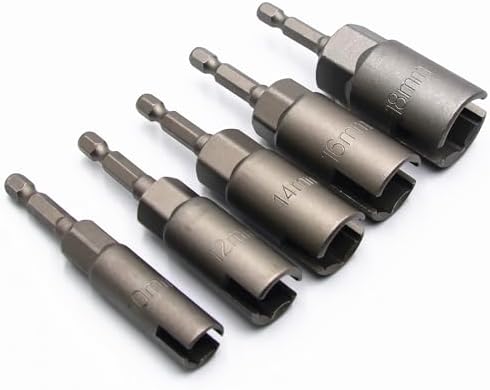 Amazon.com: 5Pcs 1/4 Inch Power Wing Nut Driver Bits, Hex Shank Nut ...