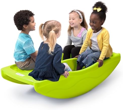 Amazon.com: Simplay3 Two Sided Rock and Roll Teeter Totter Seesaw and ...