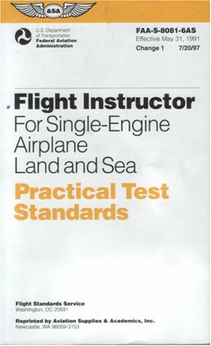 Flight Instructor For Single-Engine Airplane Land and Sea (Practical ...
