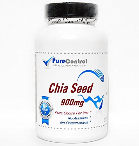 Amazon.com: Chia Seed 900mg // 100 Capsules // Pure // by PureControl ...