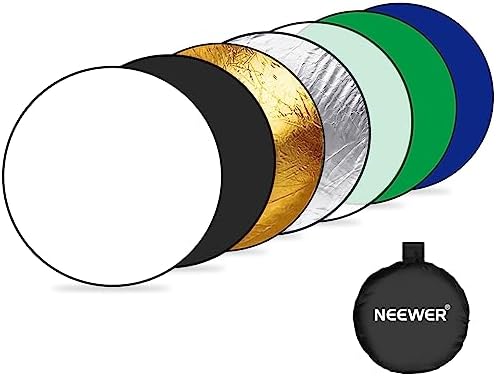 Amazon.com : NEEWER 43"/110cm Photography Reflector, 7 in 1 Light ...