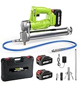 Amazon.com: TaskStar Electric Grease Gun Kit: 12000 PSI 2-in-1 Battery ...