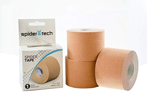 Amazon.com: SpiderTech Pre-Cut Ready to Apply Kinesiology Tape, Gentle ...
