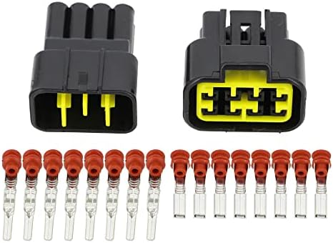 Amazon.com: uxcell a16010400ux0468 Car Sealed Electrical 8 Pin Way ...