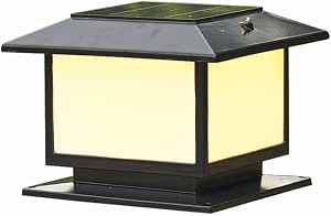 Amazon.com: RCIDOS Aluminum Solar Post Cap Lamp IP54 Waterproof Lamp ...