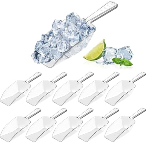 Amazon.com: 24 Pieces Multi Purpose Kitchen Scoops Acrylic Clear Ice ...