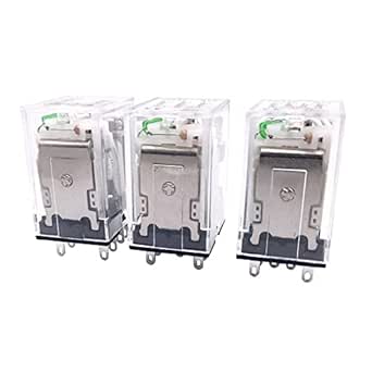 10pcs Miniature Coil Generalel ectromagnetic Intermediate Relay Switch HH52P HH53P HH54P LED DC ...