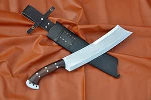 Amazon.com: 16 inches Long Blade Jungle Cleaver Machete-Large Hand ...