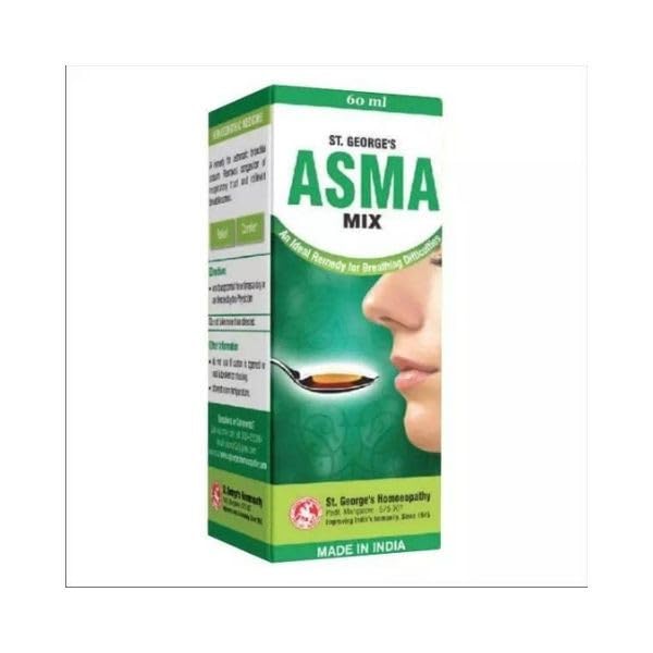 Buy ASMA MIX SYRUP 60 ML STGEORGE (pack of 2) Online at Low Prices in ...