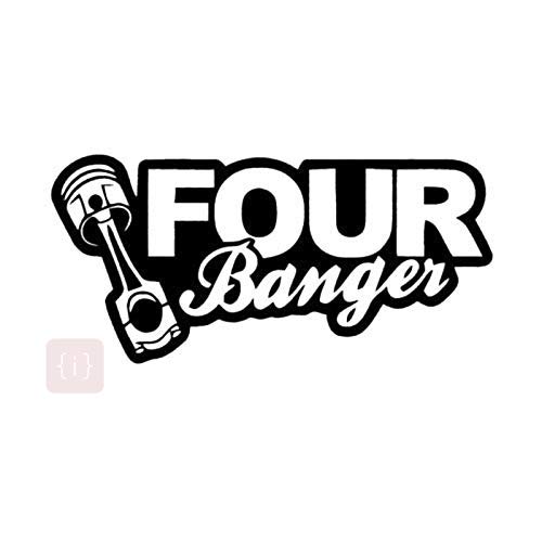 ISEE 360® Four Banger Car Sticker for Bonnet Mirror Bumper Door Sides ...