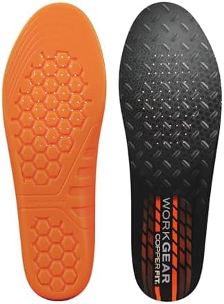 Amazon.com: COPPER FIT PRO Grade Work Insoles – Anti-Shock, Anti ...