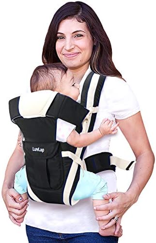 LuvLap Elegant Baby Carrier with 4 carry positions, Baby carrier for 4 ...