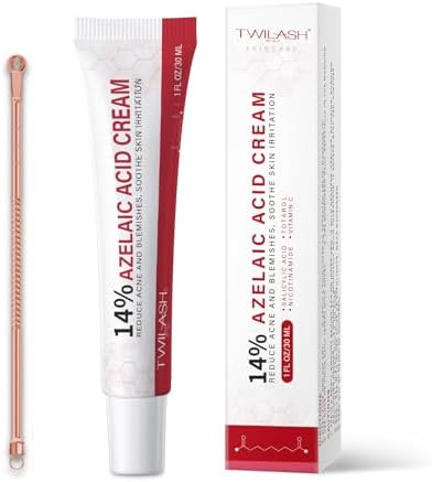 Amazon.com: Azelaic Acid 10% Cream for Face - Acne Cream for Rosacea ...