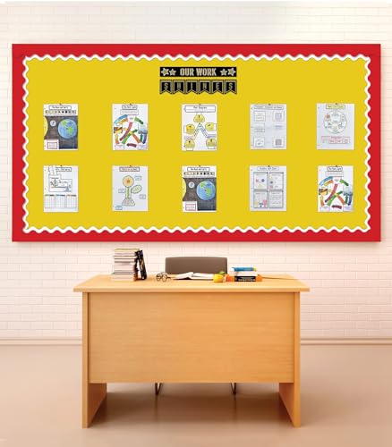 Snapklik.com : Carson Dellosa 65 Feet Red Bulletin Board Borders ...