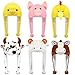 Amazon.com: Newcotte 6 Pcs Kids Costume Hats Animal Hats Set Dress Up ...