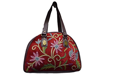 Sofias Hand Made Kashmiri Purse,Color-Maroon emzsofiasembvelvpur10(New ...