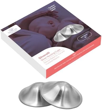 Amazon.com : SILVERELLI The Original Silver Nursing Cups, Metal Nipple ...