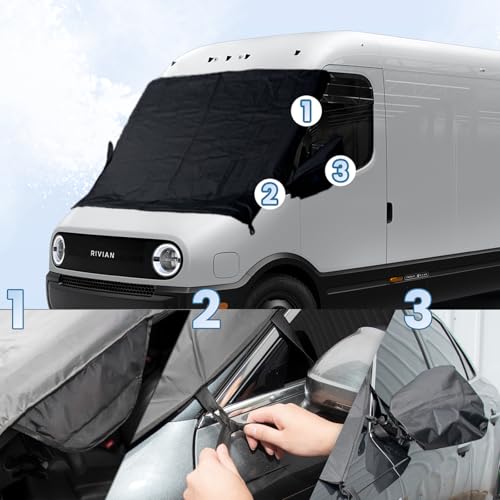 2026 Upgrade Windshield Cover for Ice and Snow for Ford Transit Connect ...