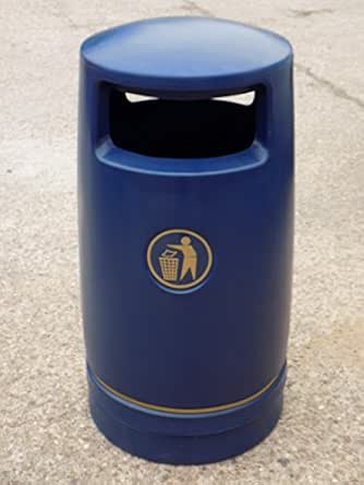 Advancedscape Hefton Large Capacity Plastic Outdoor Litter Bin Lockable ...