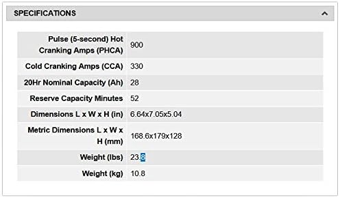 Odyssey PC925 – Batería de automóvil y LTV – Yaxa Colombia